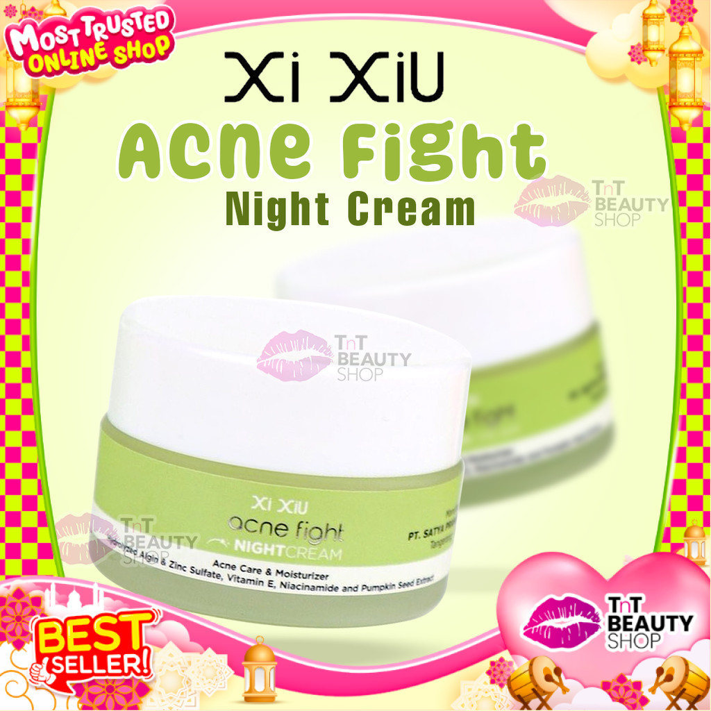 Jual Xi Xiu Acne Fight Night Cream Xixiu 15gr | TnT Beauty Shop ...