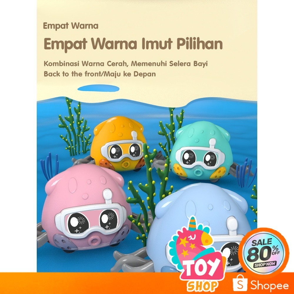 Jual Mobil Inersia Gurita Merayap Kiri-Kanan Mainan Edukasi Stimulasi ...