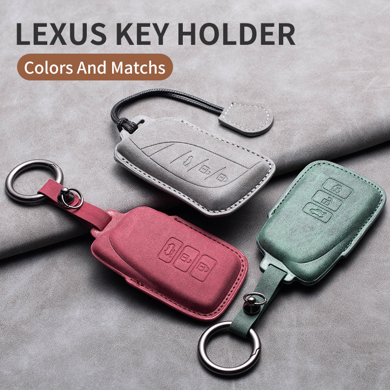 Jual Leather Car Key Cover Case Holder for Lexus NX IS RX ES GX LX LS ...