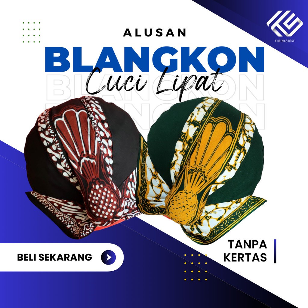 Jual BLANGKON ALUSAN JOGJA Full jahit bisa di cuci dan lipat | Shopee ...