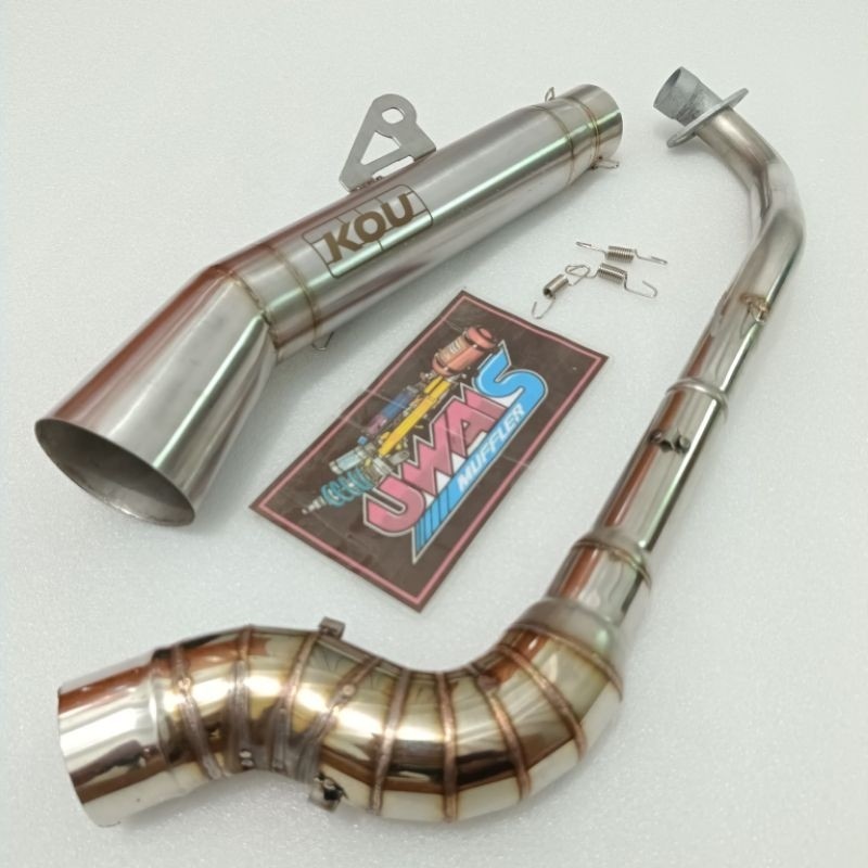 Jual Super OPEN! Kou Mahachai Conical Open pipe 1set Big Elbow for wave ...