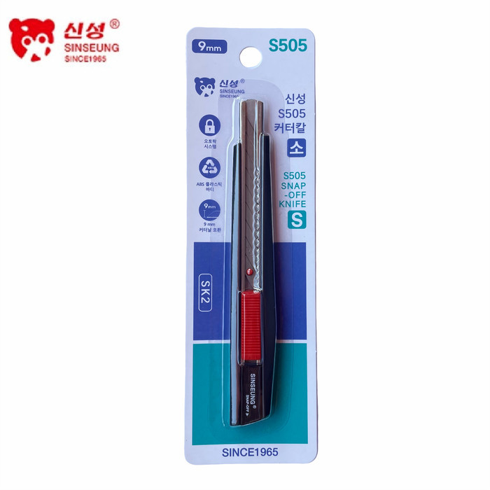 Jual SINSEUNG S505 Pisau Cutter Kecil Casing Besi 9 mm Alloy Snap-Off ...