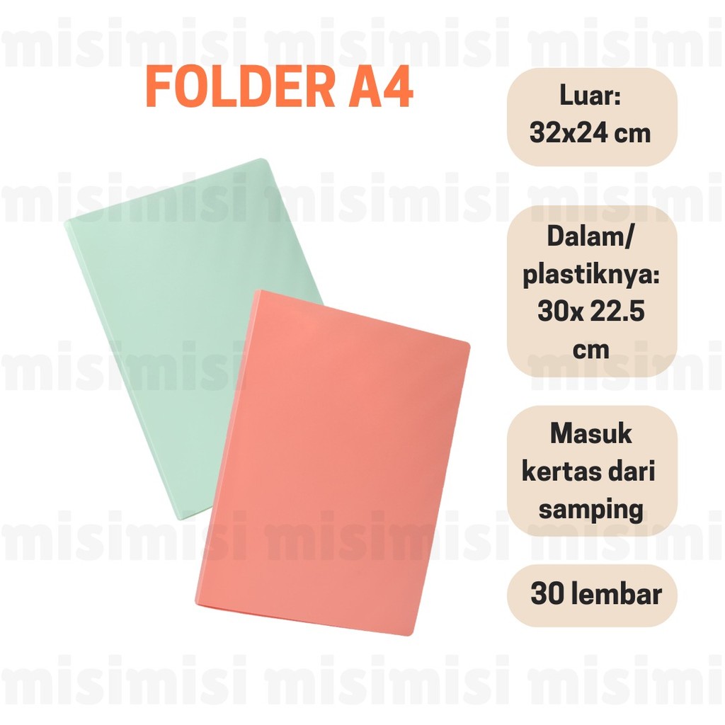 Jual Folder A4 Warna Pastel/Warna Soft/Lembut | Shopee Indonesia