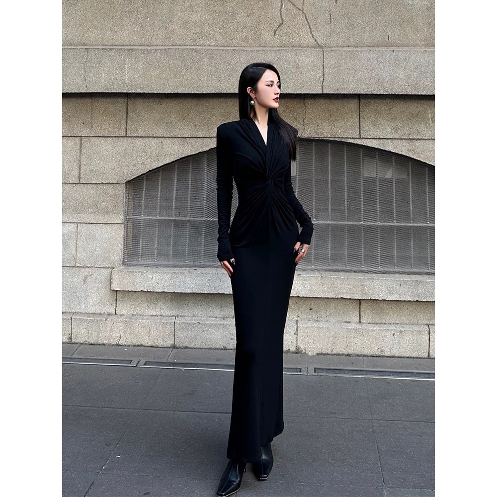 Jual EMITA BLOOM baju dress lebaran wanita 2025 aesthetic maxi lengan ...