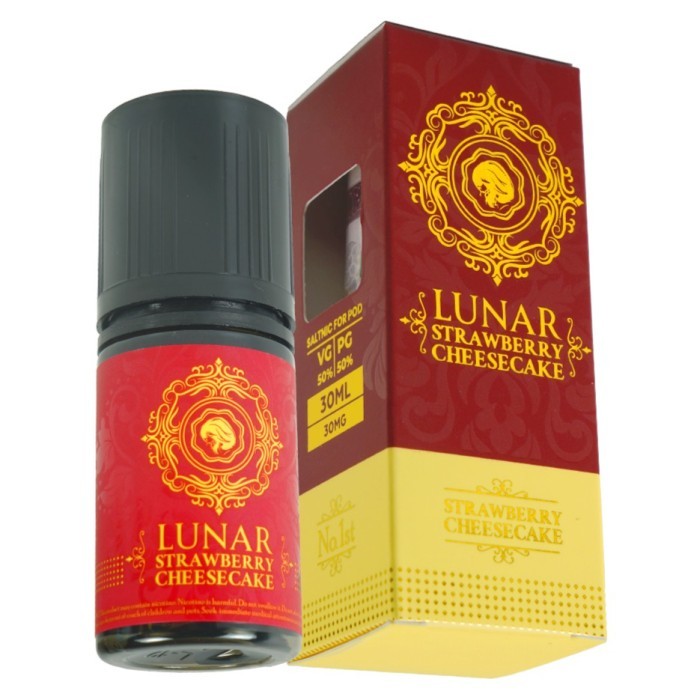 Jual Liquid Vape Hexohm Lunar Strawberry Cheesecake Saltnic 30MG 30ML ...