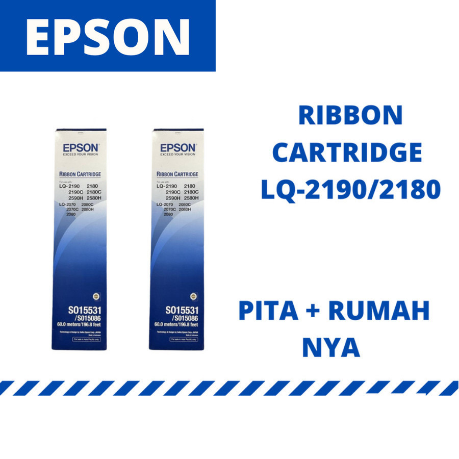 Jual EPSON Ribbon cartridge LQ 2190/LQ2180 original (pita +rumah nya ...