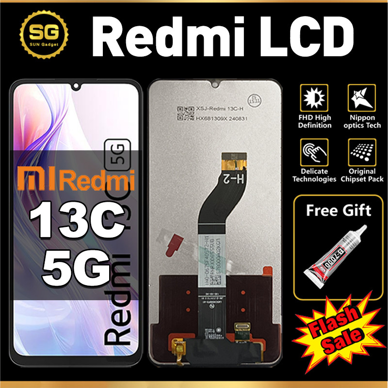 Jual LCD REDMI 13C 5G Original Touchscreen hp REDMI 13C 5G fullset ori ...