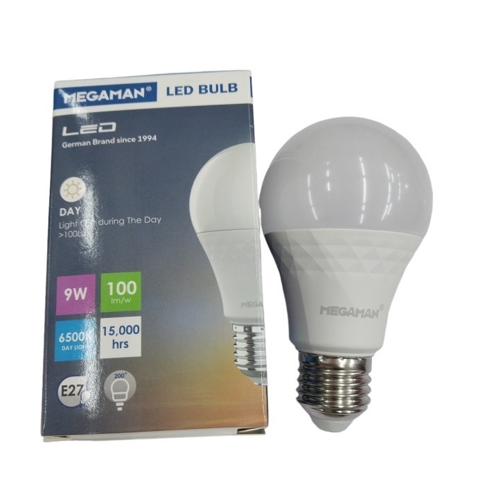 Jual MEGAMAN Bohlam Lampu LED Sensor Cahaya Otomatis Nyala Mati 9W 11W | Shopee Indonesia