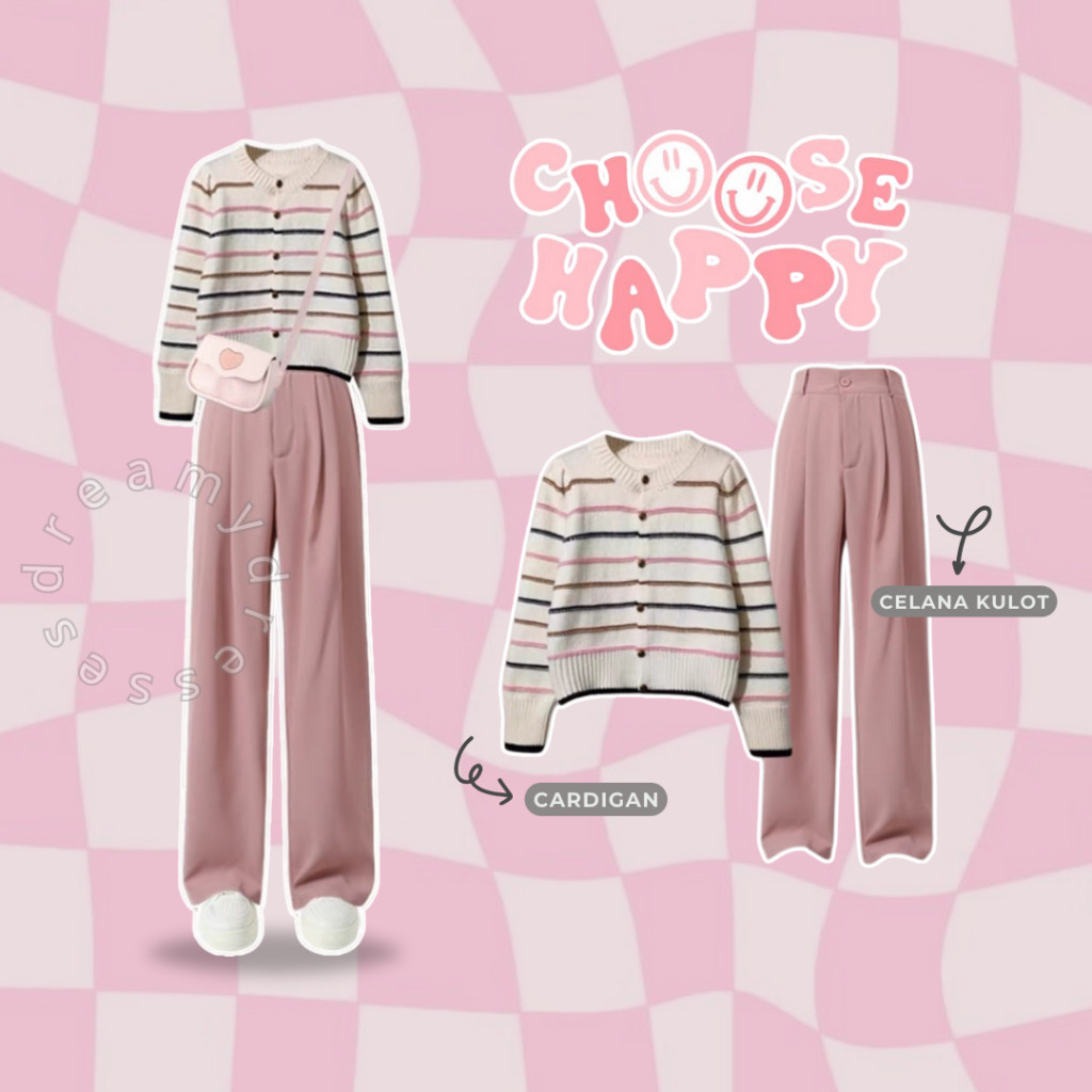 Jual Setelan Wanita BKK Stuff retro 2in1 Set 137 - REALPICT One Set Setelan Wanita Korean Style ...