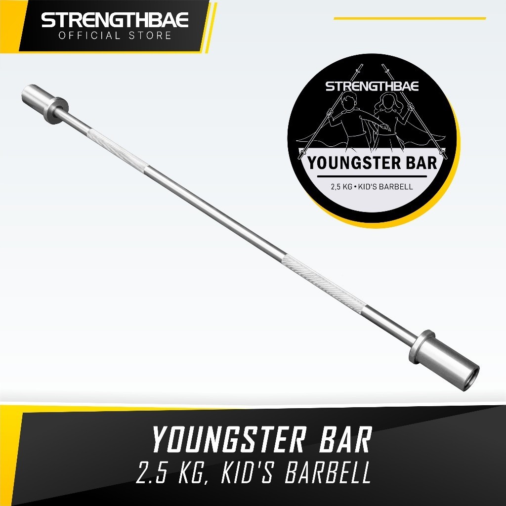 Jual Youngster Bar STRENGTHBAE Kid Barbell Kids Barbel Anak Lifting Gym ...