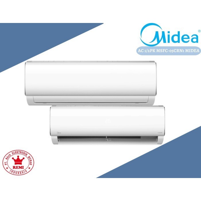 Jual AC Midea 1/2PK MSFC-05CRN1 Standard New R32 Pendingin Ruangan 0 ...