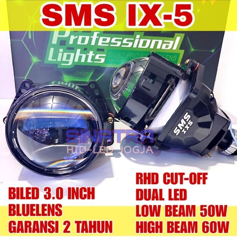 Jual Biled 3.0 Inch IX5 50W-60W Brand SMS Cut-Off RHD Garansi 2 Tahun ...