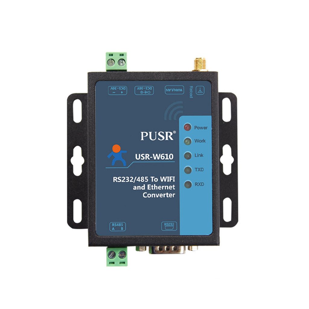 Jual PUSR RS485 RS232 Serial Device Server Serial To WIFI / WIFI to ...