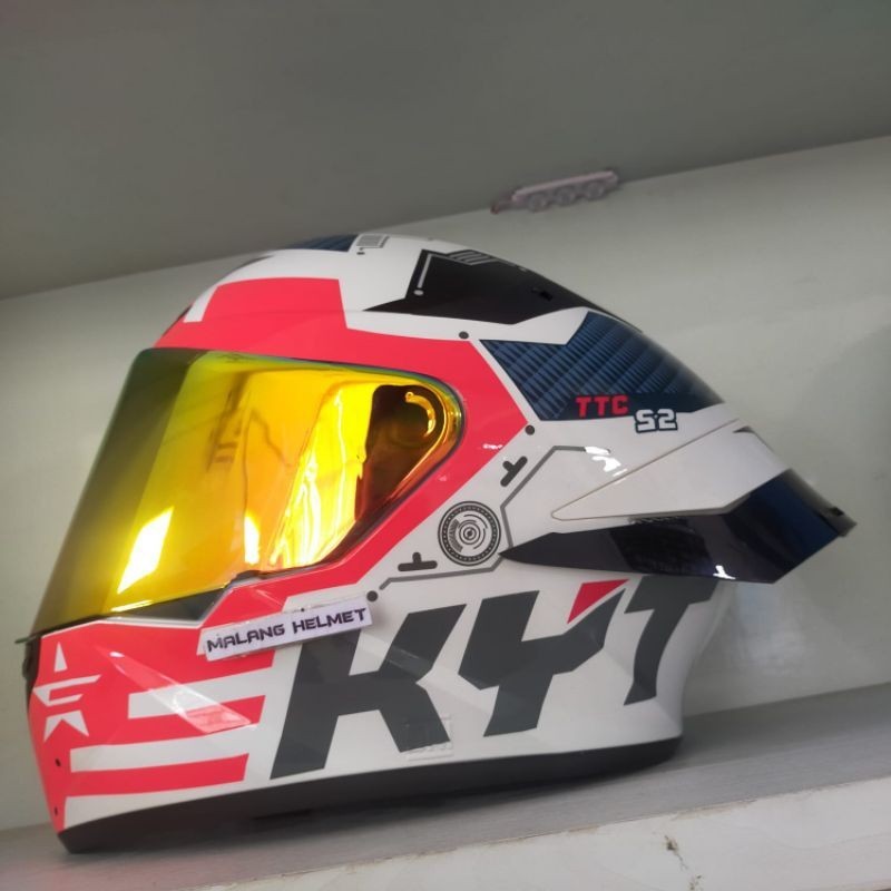 Jual Helm Full Face KYT TT Course Fuselage Red - Paket Ganteng (Ongkir Termurah 3kg) | Shopee ...
