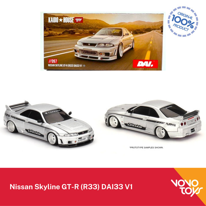 Jual MiniGT Nissan Skyline GT-R (R33) DAI33 V1 Mini GT | Shopee Indonesia