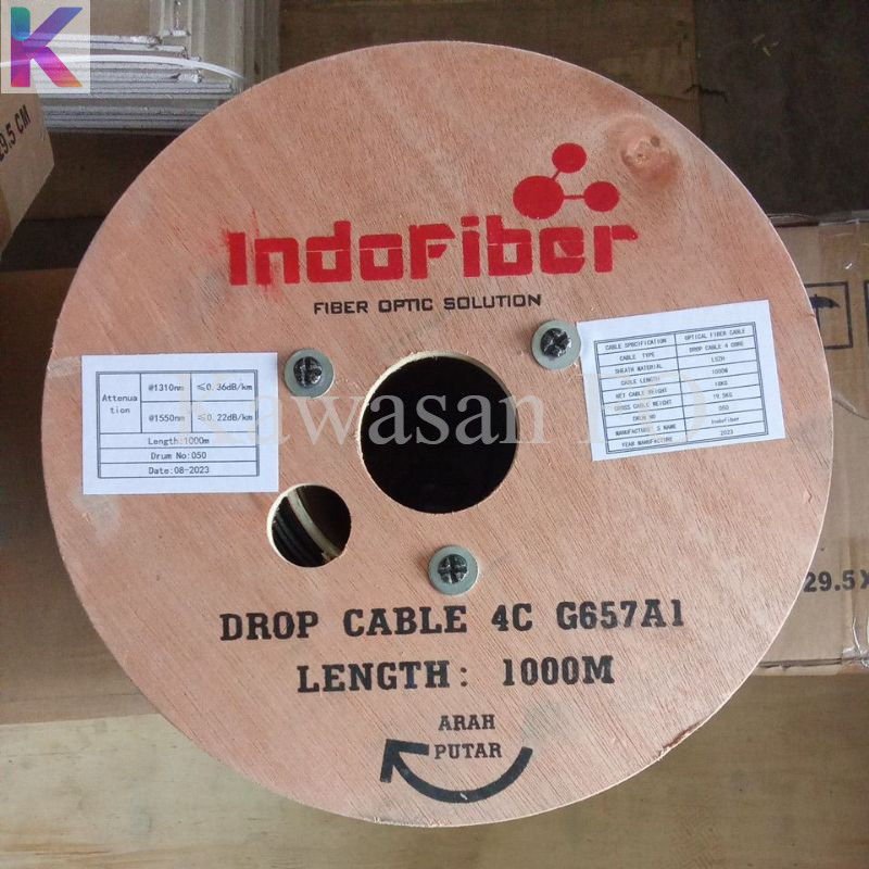 Jual Dropcore 4 Core 3 Seling Indofiber kabel Dropcore 4c 3s Panjang ...