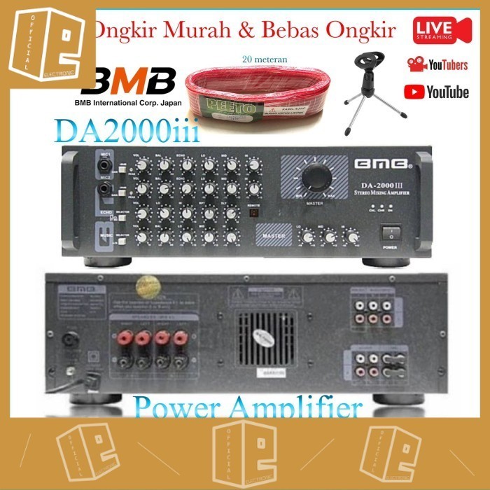 Jual Power Amplifier BMB DA2000III original Ampli sound DA 2000 iii ...