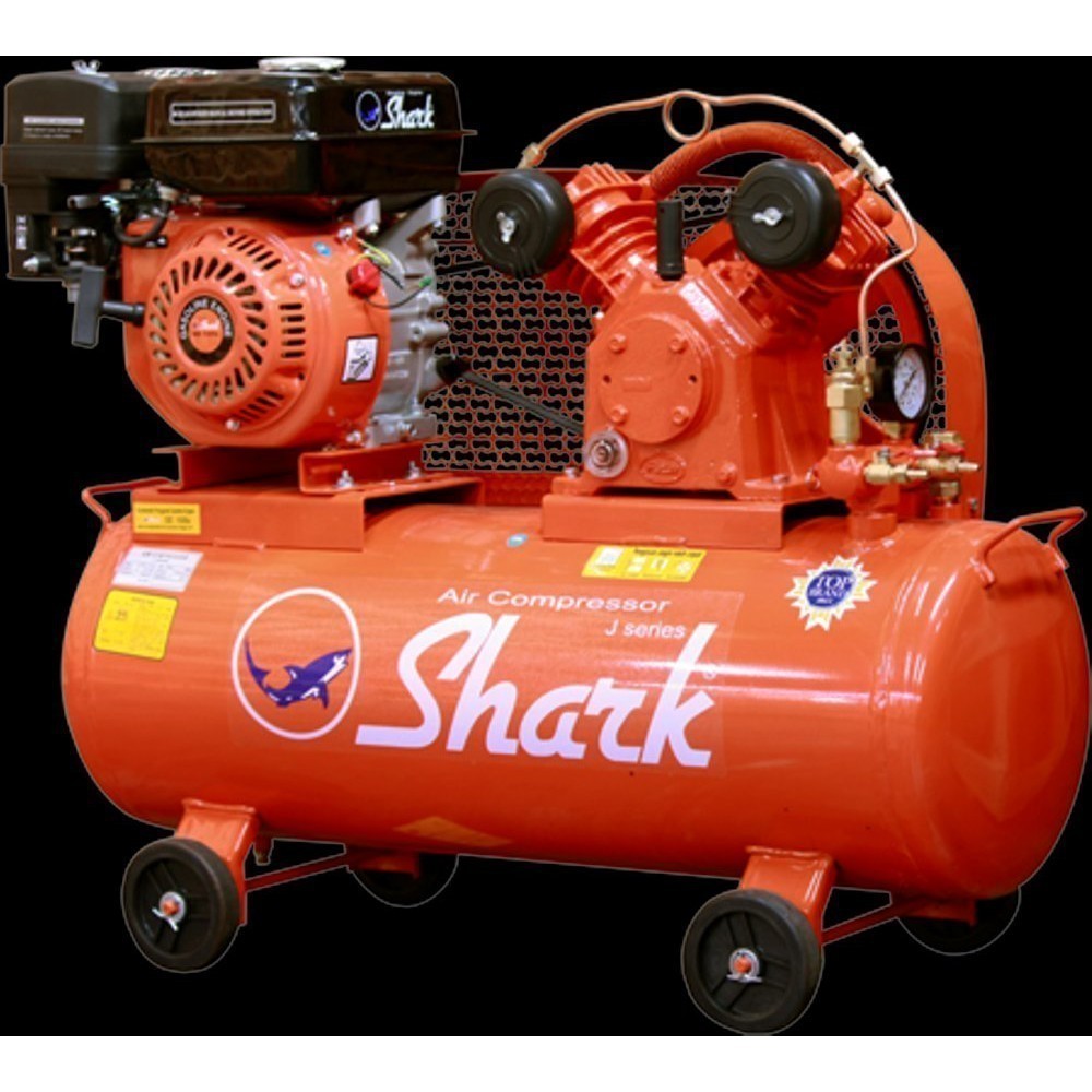 Jual Compressor Angin SHARK 1/2 HP Complete Engine Bensin SHARK ...