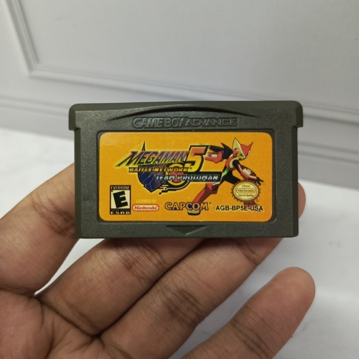 Jual Megaman Battle Network 5 Cartridge Kase Game GBA Gameboy Advance ...
