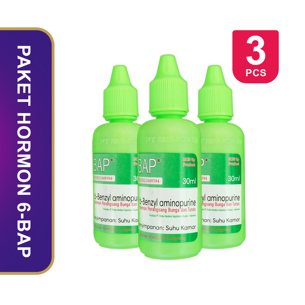 Jual Paket Pupuk Hormon Pertumbuhan 6-BAP Original - 3pcs | Shopee ...