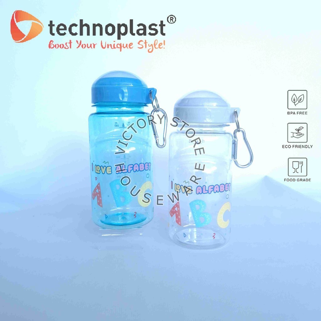 Jual TECHNOPLAST Botol Minum I Love Alfabet 560Ml Botol Air Minum ...