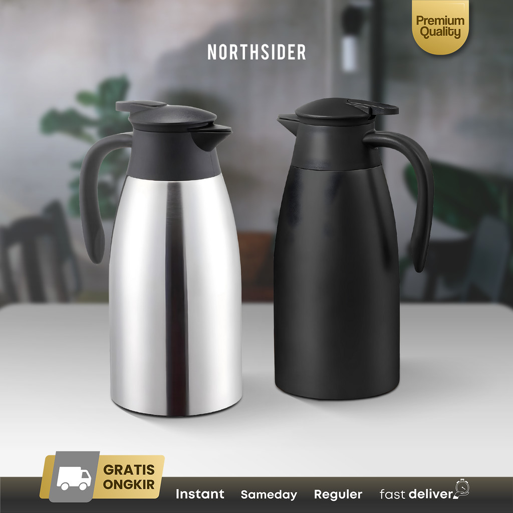 Jual Carafe Kopi Teh Vacuum Insulated Termos air Hotel restoran FH-676 ...