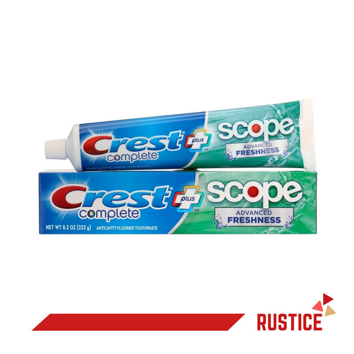 Jual CREST Complete PLUS SCOPE Advanced Freshness Toothpaste - 232 GR ...