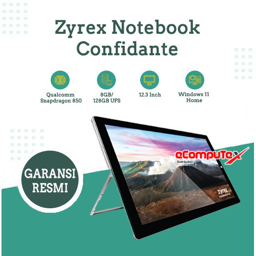 Jual ZYREX NOTEBOOK CONFIDANTE - QualComm 850 8GB 128GB - TKDN RESMI ...