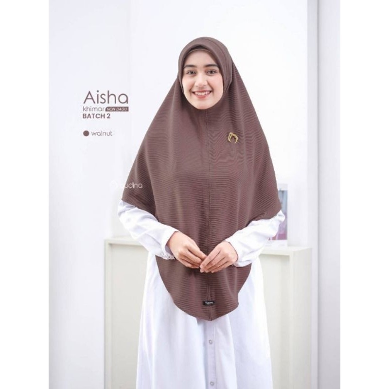 Jual Aisha Khimar Non Dagu || Jilbab Instan || Aisha Terbaru || Bisa COD | Shopee Indonesia