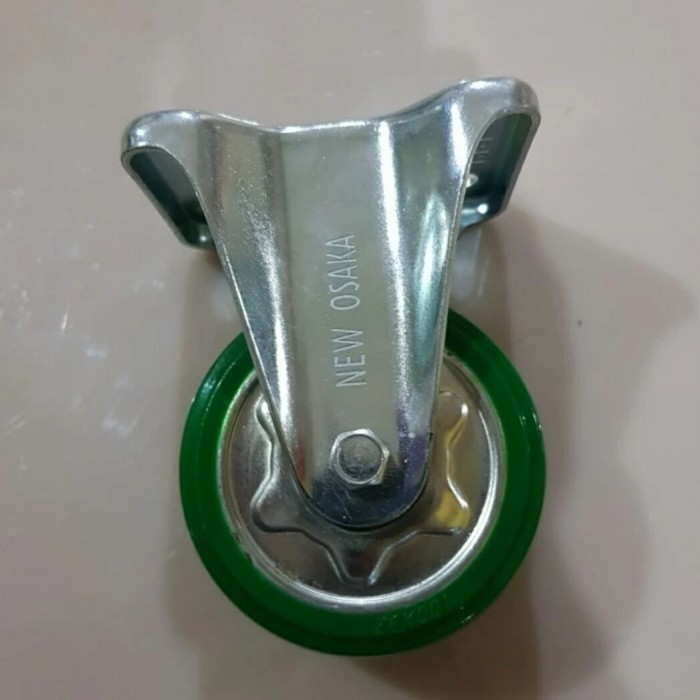 Jual Roda Trolley Pu Osaka 4 Inch Mati/Lurus | Shopee Indonesia