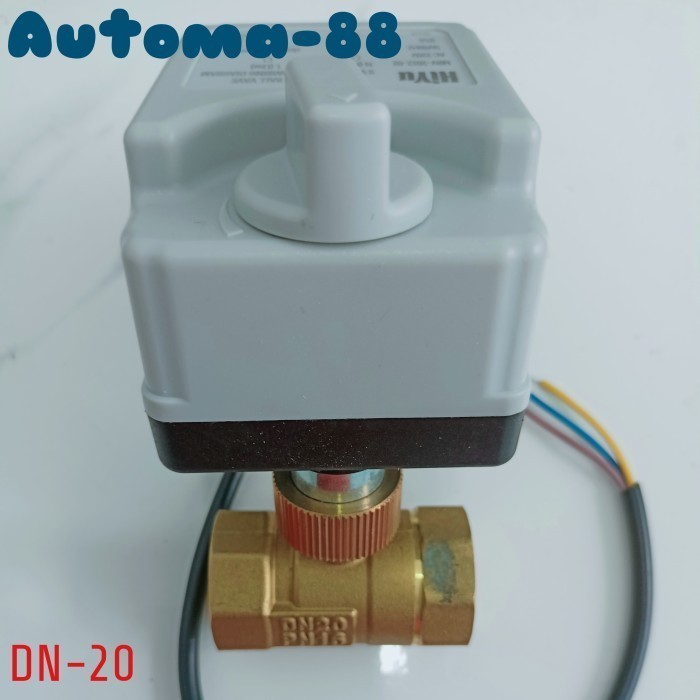 Jual MN08 MBV-2012-02 DN20 Electric Motorized Ball Valve 2 Way AC 220V ...