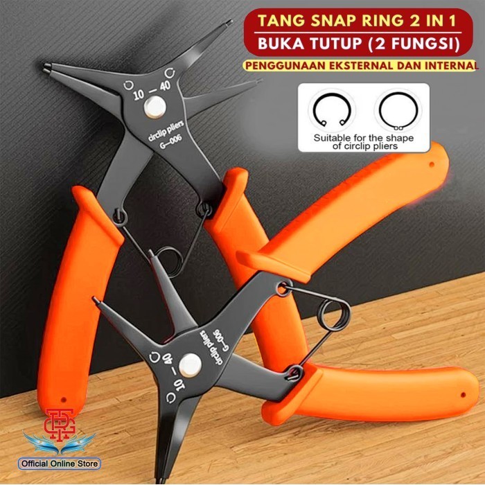 Jual Tang Snap Ring Sepi Spi Spie Circlip Pliers 4 Way Type Buka Tutup ...
