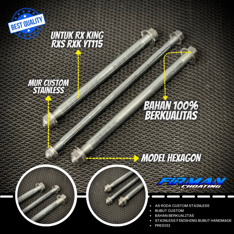 Jual AS RODA NEW FULL CUSTOM DEPAN BELAKANG DAN ARM RX KING BAHAN ...