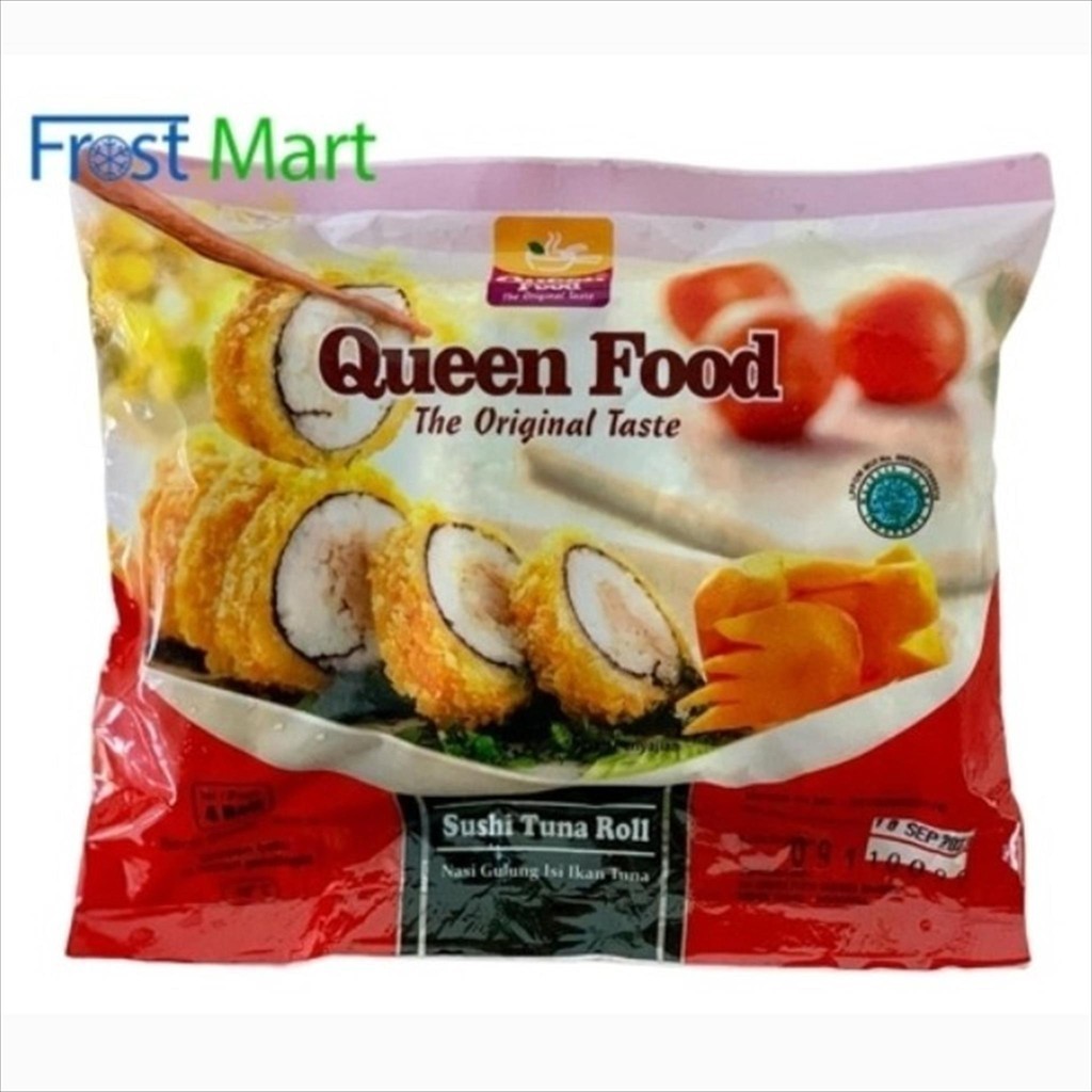 Jual Sushi Tuna Roll Queen Food isi 4 Roll 400 Gr | Shopee Indonesia