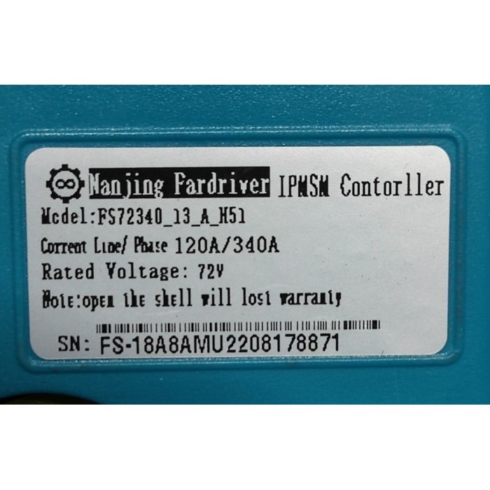 Jual Bonet Nanjing Fardriver ND72300 BLDC sepeda motor listrik ...