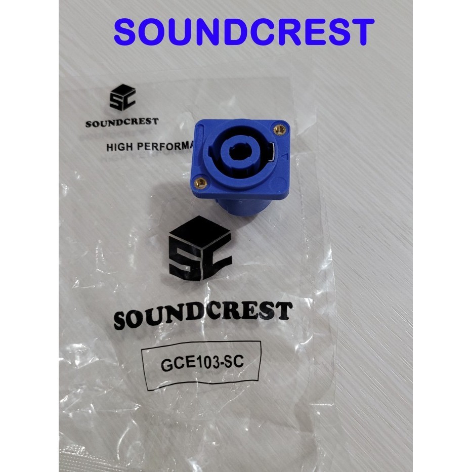 Jual LG09 Socket spikon SOUNDCREST GCE 103-SC biru ( original ) Spicon ...