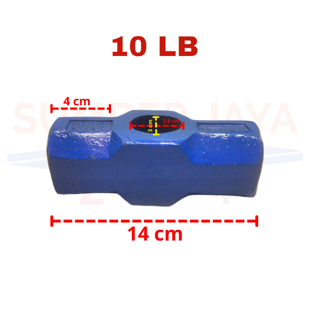 Jual Palu Bodem 10 LB / Palu Besi Kepala Batu Bogem Godam / Palu Bobok ...