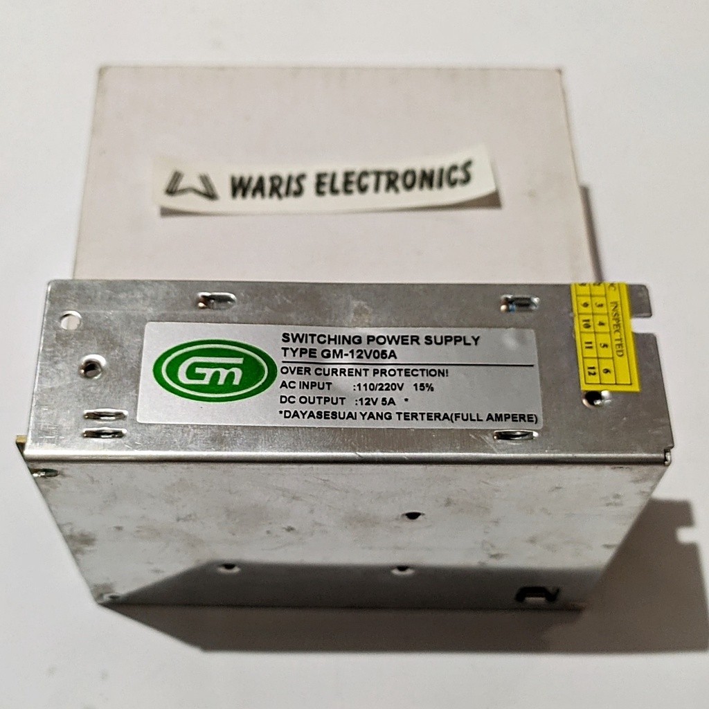Jual Power Supply Power Switching 12 V 5 A Murni GM | Shopee Indonesia
