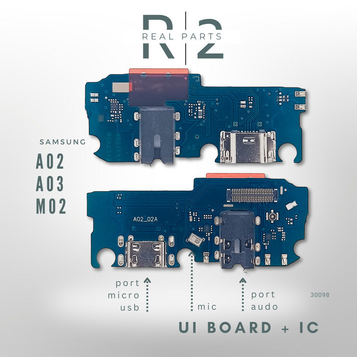 Jual Papan Cas + IC SAMSUNG A02 - A022 / M02 -M022 UI Board Charger ...