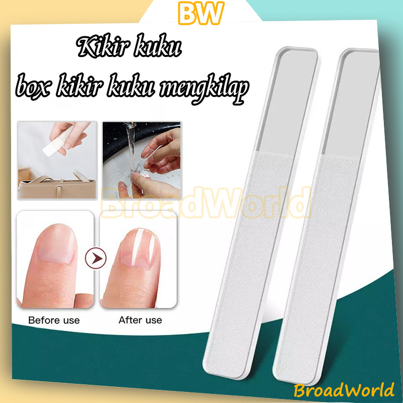 Jual pengkilap kuku nano glass premium /pengikir kuku nano glass/Kikir ...