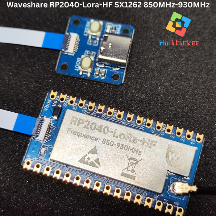 Jual Waveshare Raspberry Pico RP2040 + LoRa SX1262 Development Board RF Chip 915MHz 850MHz ...