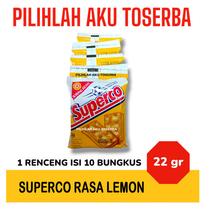Jual Biskuit Khong Guan SUPERCO LEMON RENCENG Malkist - ( HARGA 1 ...