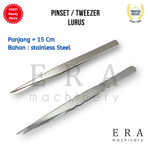 Jual Pinset Lurus / pinset tweezer Stainless steel Lurus TWE-7 pinset ...