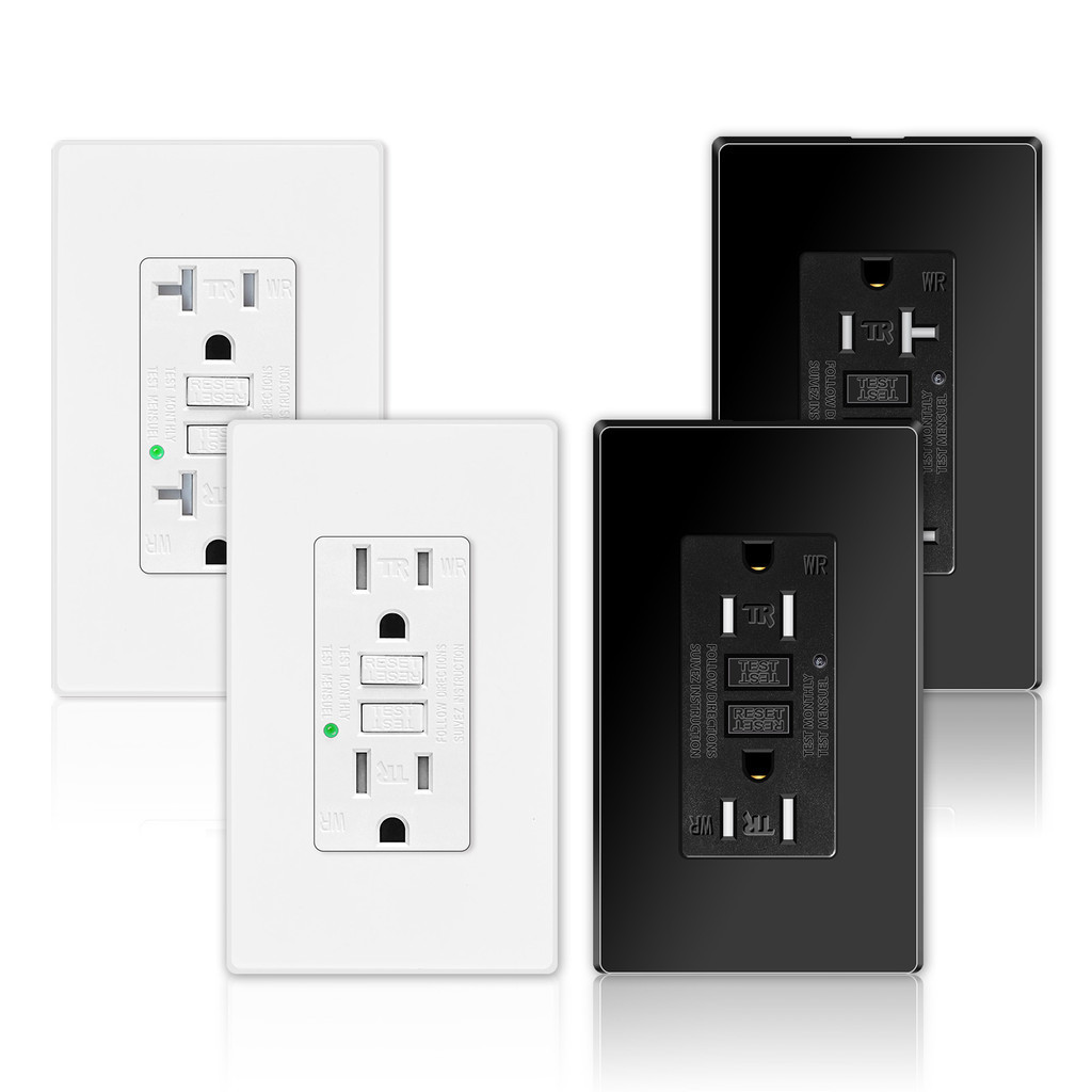 Jual GFCI Outlet Receptacle 15/20A GFCI Replacement Weather Resistant ...