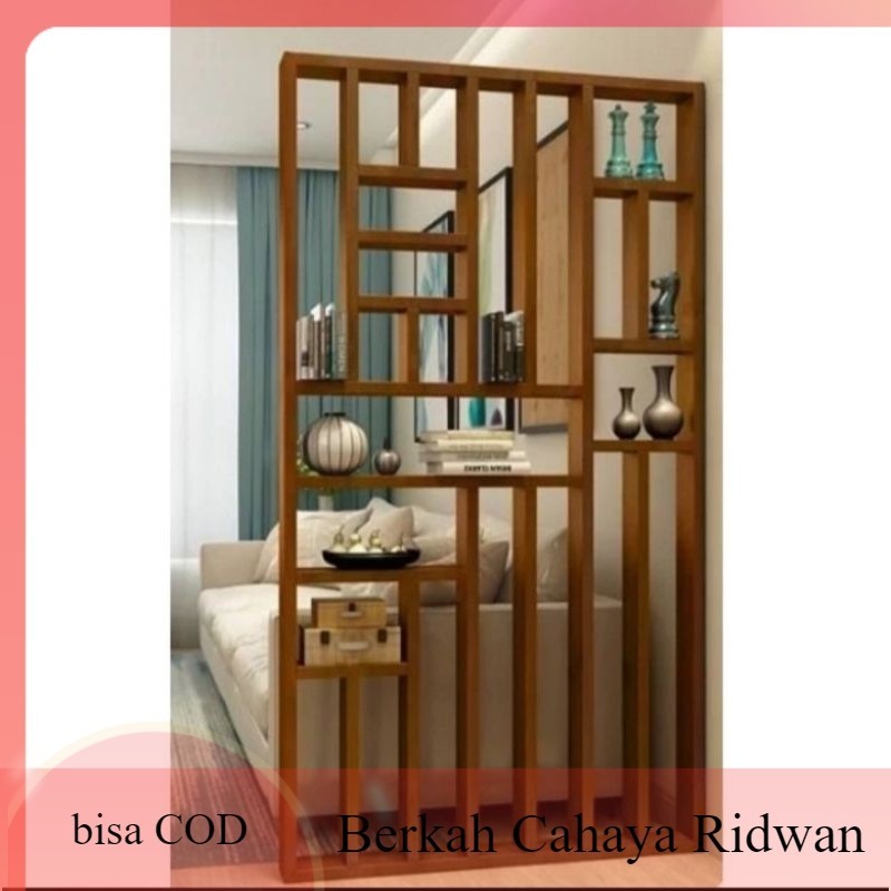 Jual promo partisi penyekat ruangan costom ukuran dari kayu | Shopee ...