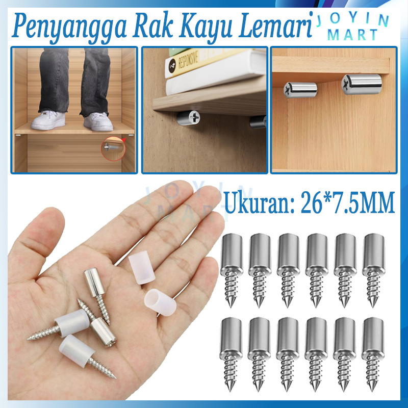 Jual Ambalan Pen Kecil/Penyangga Rak Kayu Lemari/Siku Penyangga Rak ...
