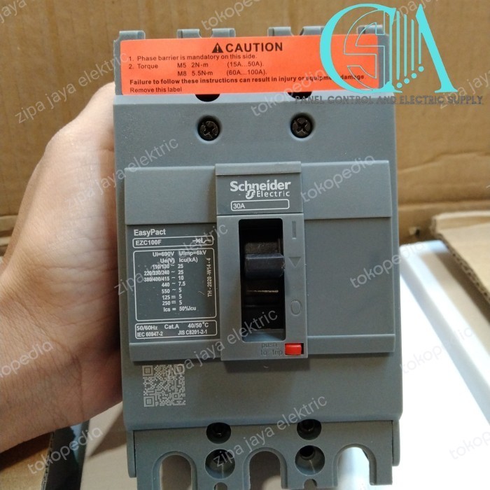 Jual MCCB ezc100f 3030 3p 30A Schneider | Shopee Indonesia