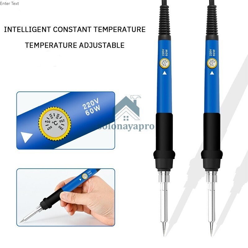 Jual Set Solder Listrik Lengkap dengan Multimeter Iron Tool Kit 220V 60W/Solder Listrik Murah ...