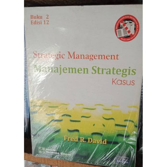 Jual Manajemen Strategis edisi 12 buku 2 Fred R David | Shopee Indonesia