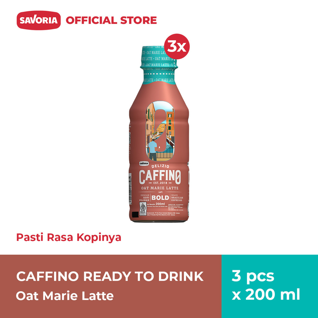 Jual Caffino Ready To Drink Oat Marie Latte - Minuman Kopi Botol 3 Pcs ...